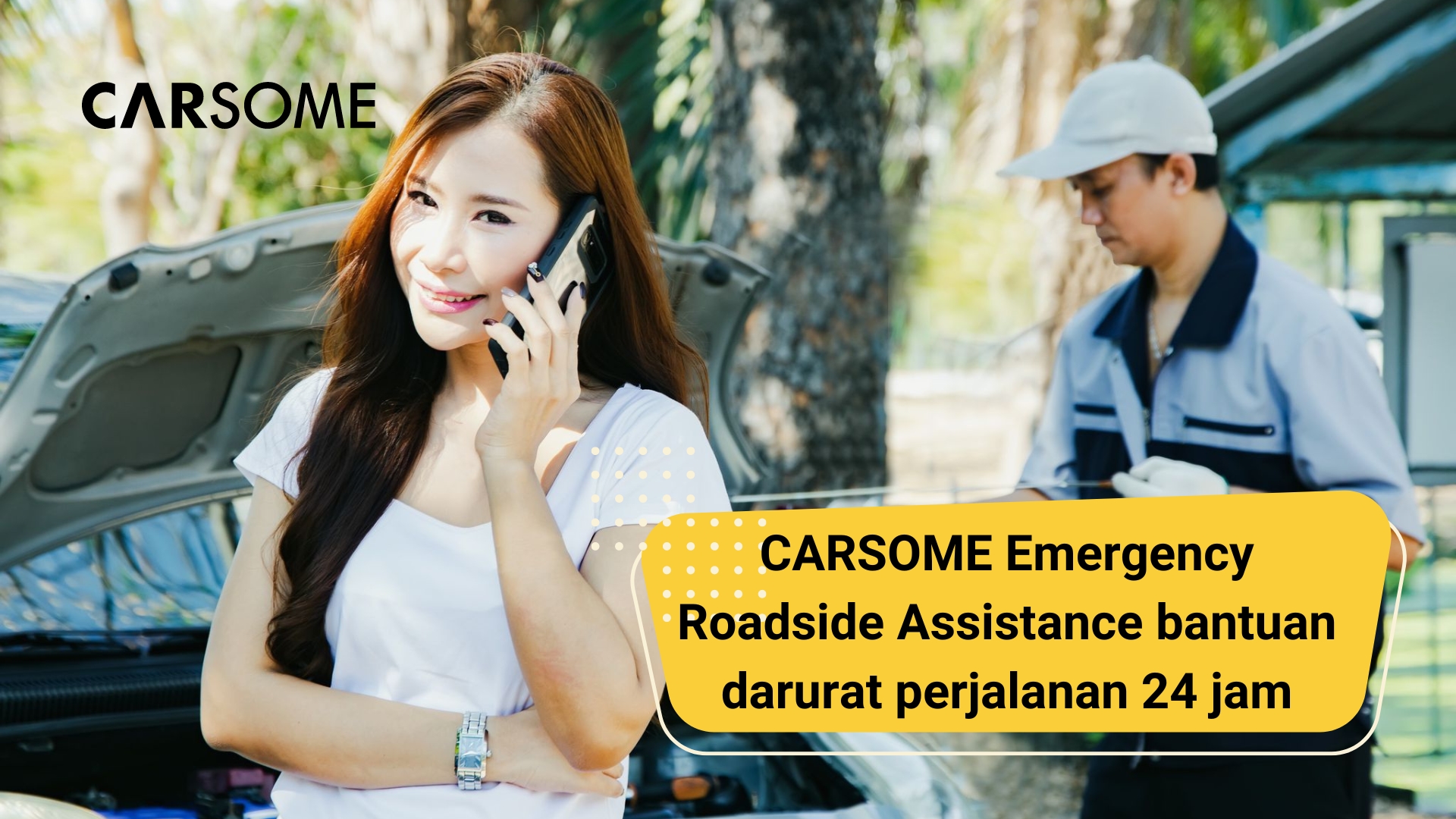 CARSOME Emergency Roadside Assistance, Rasa Aman 24 Jam